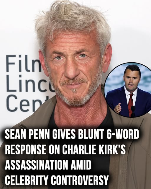 Sean Penn’s haunting 6-word response to Charlie Kirk killingSean Penn’s ...