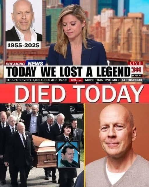 VERY SAD News: Bruce Willis, Goodbye Bruce Willis , we announce… - NEWS ...